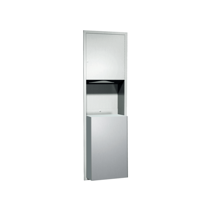 ASI 04697-BL Traditional Recessed Paper Towel Dispenser Waste ...