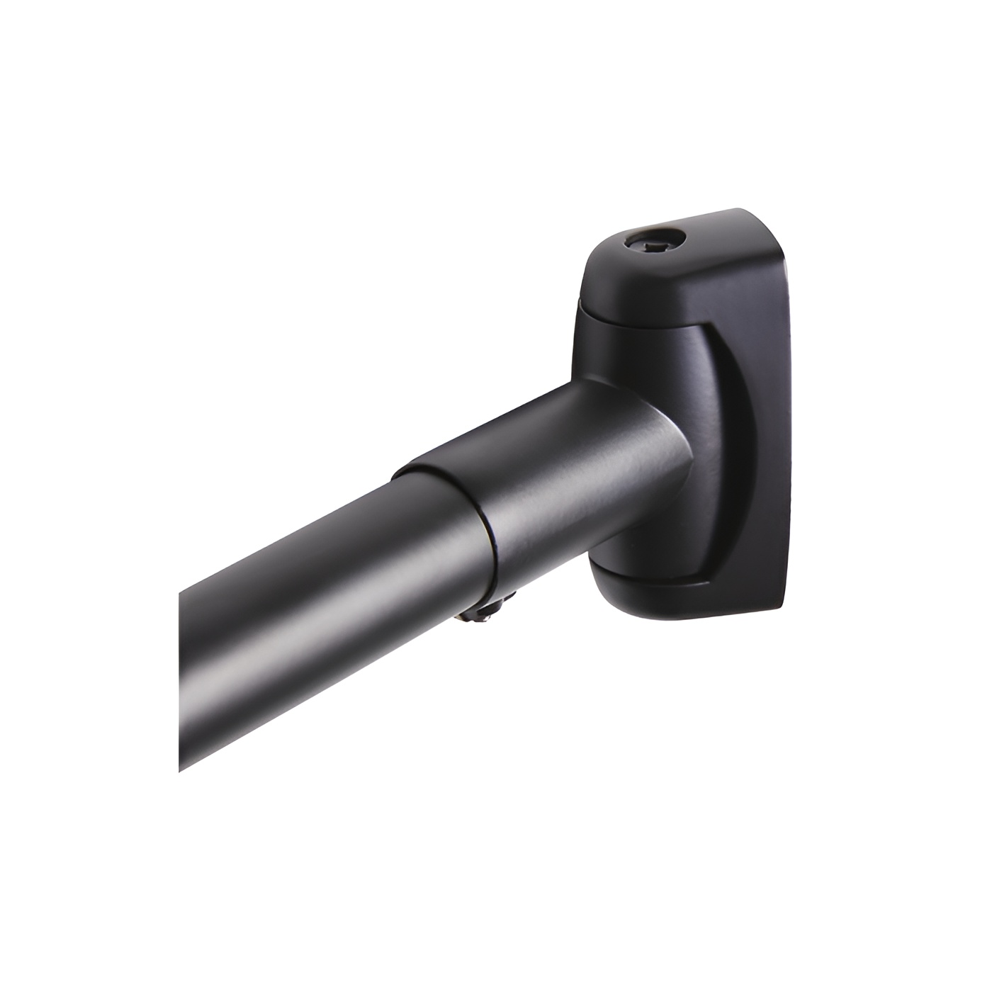 BHP 100BLK Curved Shower Rods, Matte Black | thebuilderssupply.com