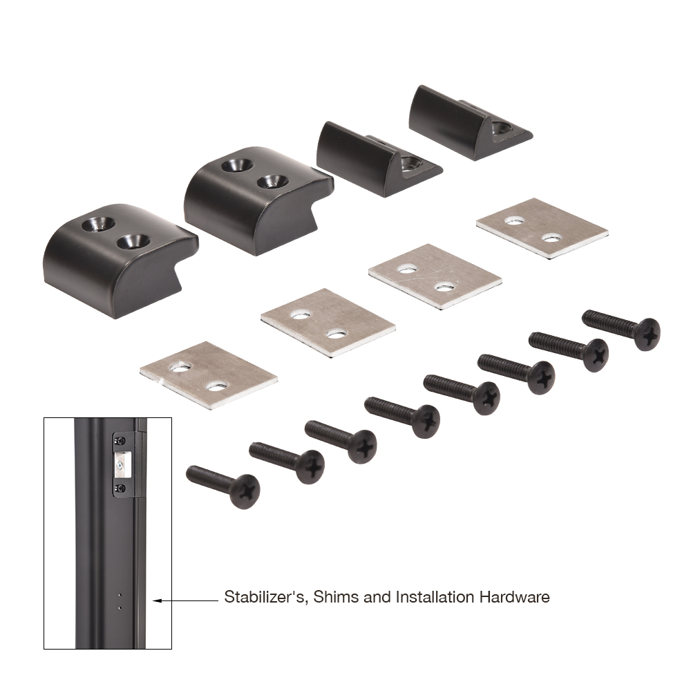 CRL 30896129510313 Dark Bronze Jackson 896 Removable Mullion for 1295 ...