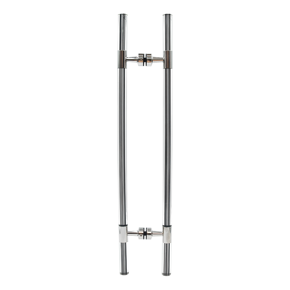 CRL CB18X18PS Polished Stainless 27" Glass-Mounted Ladder Pull Handle ...