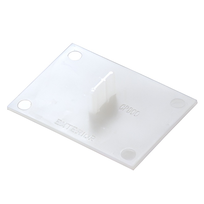 CRL CP900 U.S. Aluminum Closure Plate for 1" Captured Mullion - 50 Pack ...
