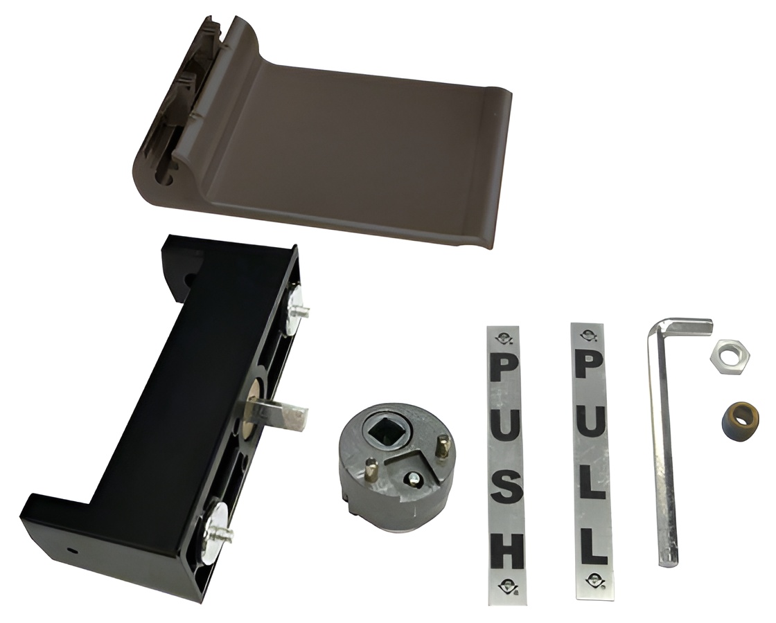 CRL DH16122R Adams Rite Bronze Anodized Push-Pull Paddle Handle - Right ...