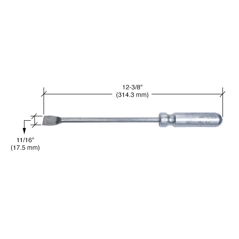 CRL GL100 12-3/8" Heavy-Duty Scraper Chisel with Aluminum Handle ...