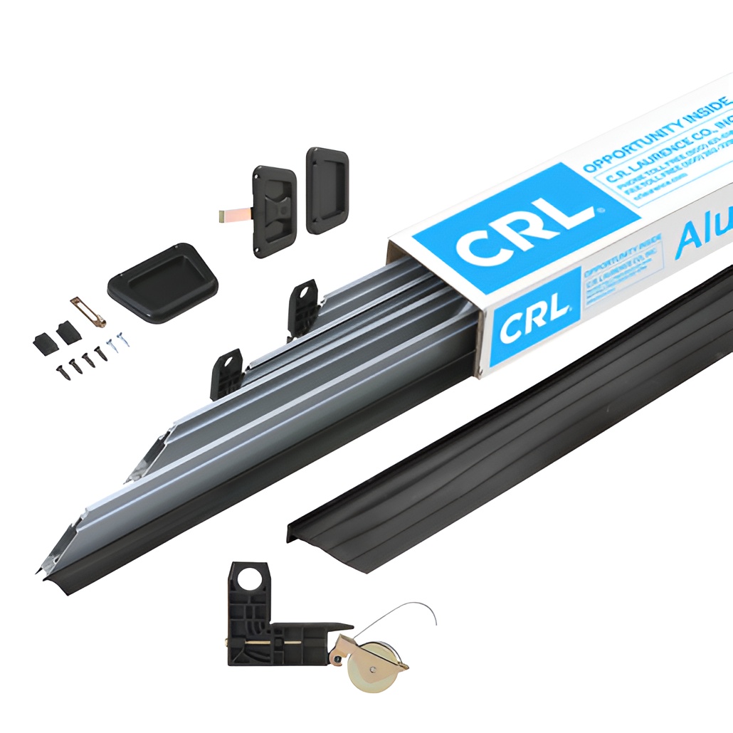 CRL KDT2048 Clear Anodized 48" x 81" Heavy-Duty Sliding Screen Door Kit ...