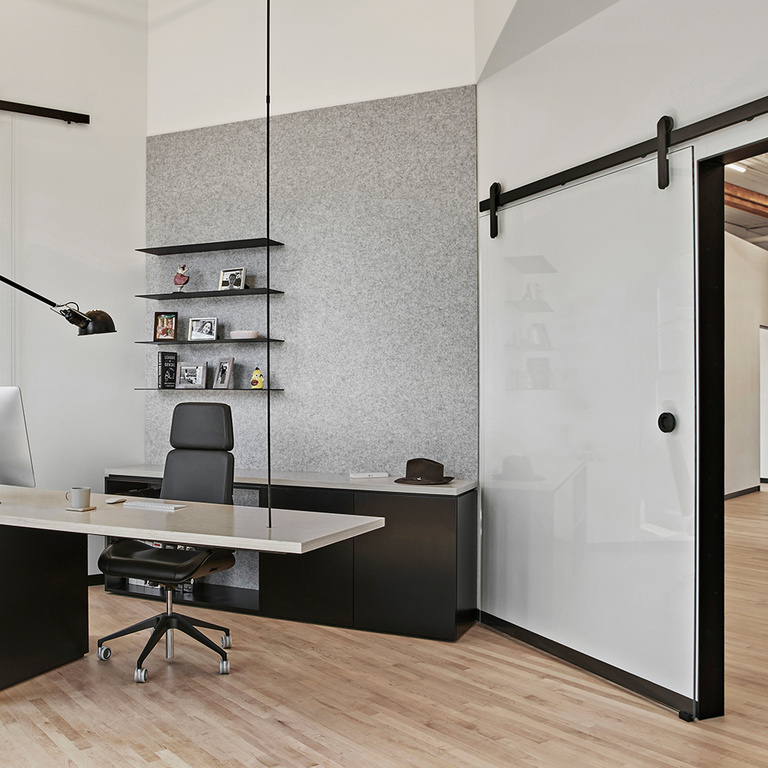 CRL LAT34MERBLS Latitude 34 Black Stainless Steel Meridian Sliding Door ...