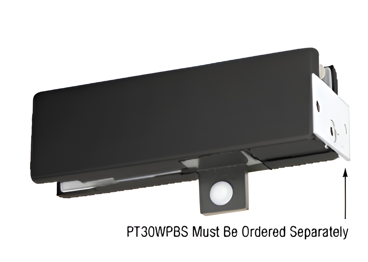 CRL PT3034P1VMBL DORMAKABA Matte Black Wall-Mounted Transom Patch ...