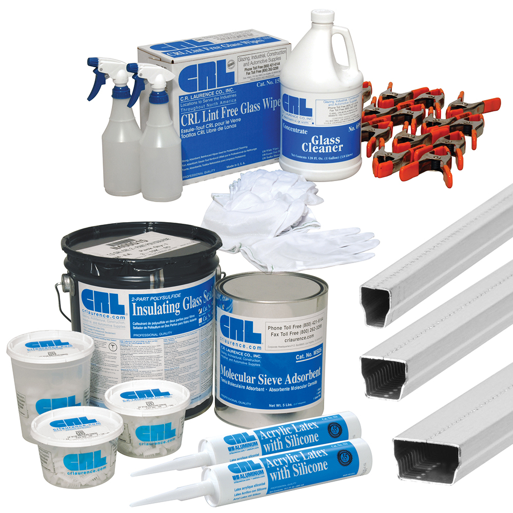 CRL S1GK550 Polysulfide Insulating Glass Starter Kit - Single Seal, Two ...