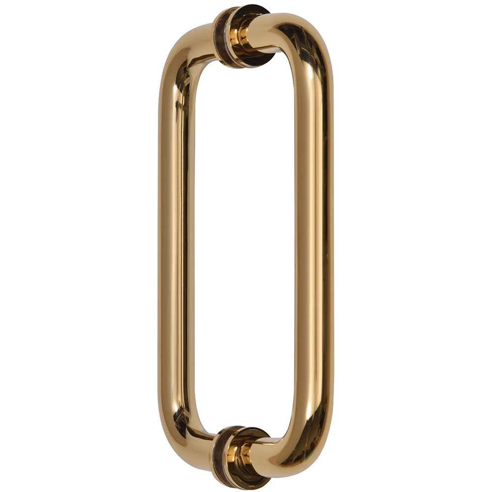 CRL SPH8FG French Gold 8" Back-to-Back Solid Brass Pull Handles with ...