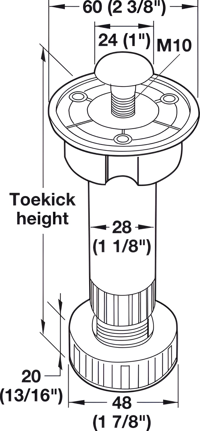 Hafele Cabinet Leg Levelers | Cabinets Matttroy