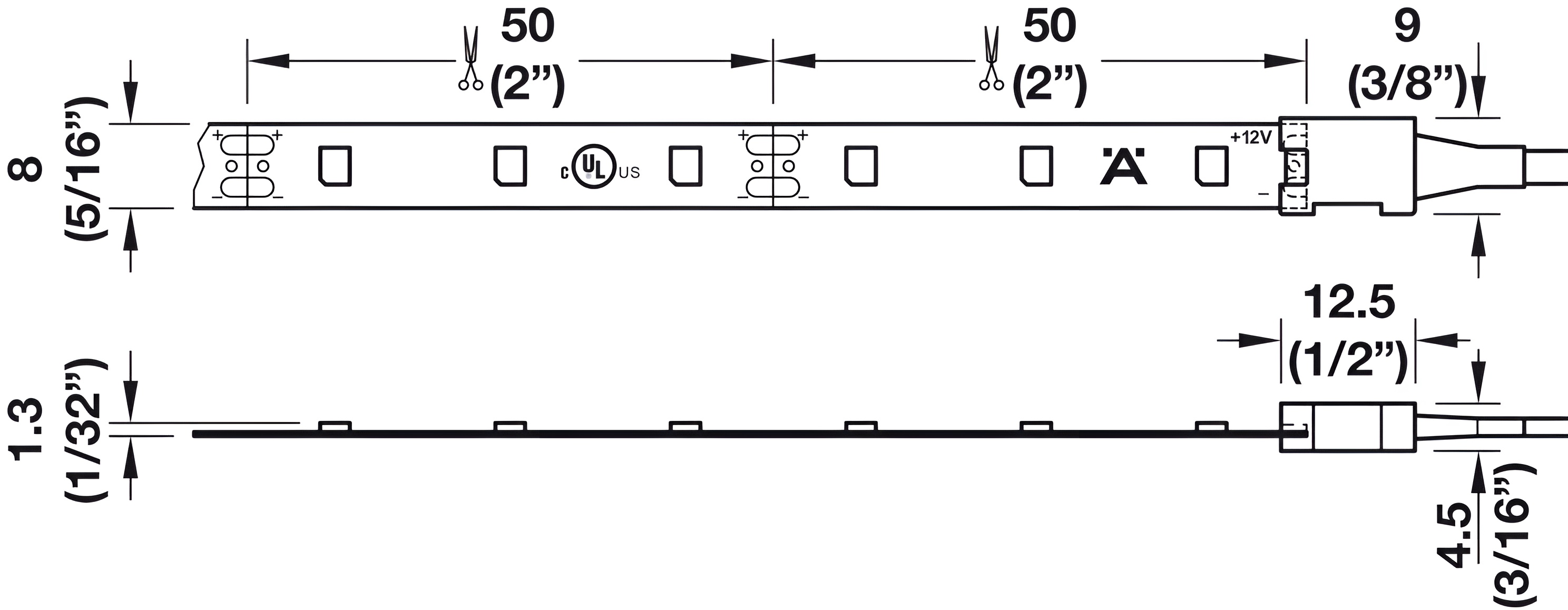 Hafele 833.74.190 Hafele Loox5 LED 2042 Flexible Strip Light, 12V ...