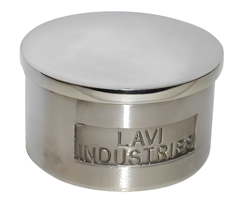 Lavi 40-600/2 2" Polished Stainless Steel Flush End Cap ...
