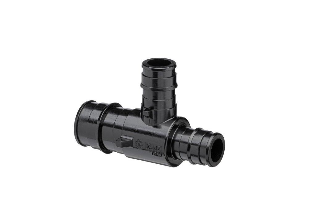 Zurn QEPT433X 3/4" x 1/2" Plastic PEX Expansion Tee | thebuilderssupply.com