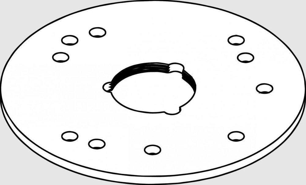 Infinity Drain UCP 42 Universal 4 Clamping Plate - 8" Diameter x 2 ...