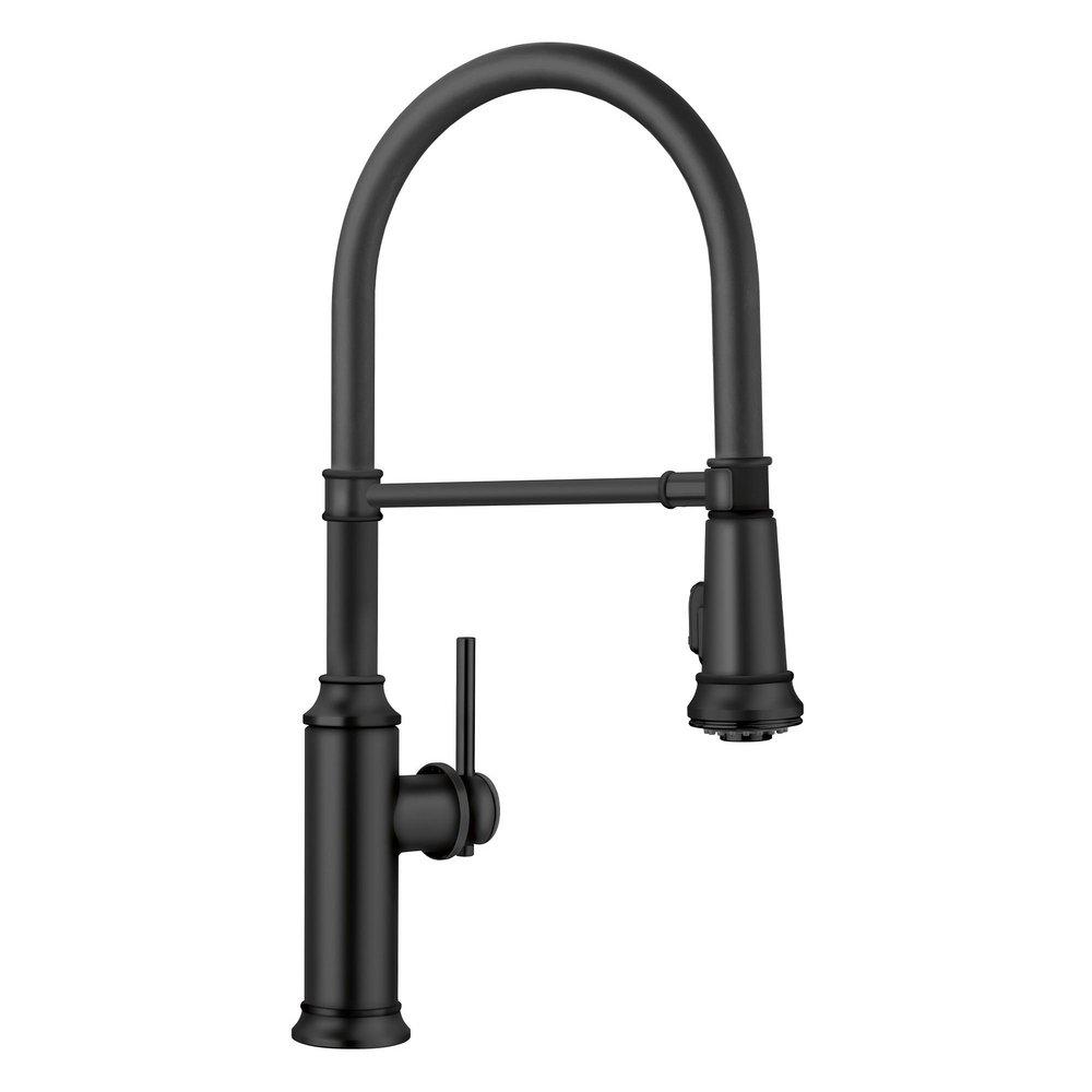 Blanco 443022 Empressa Semi-Pro 1.5 GPM Faucet - Matte Black ...