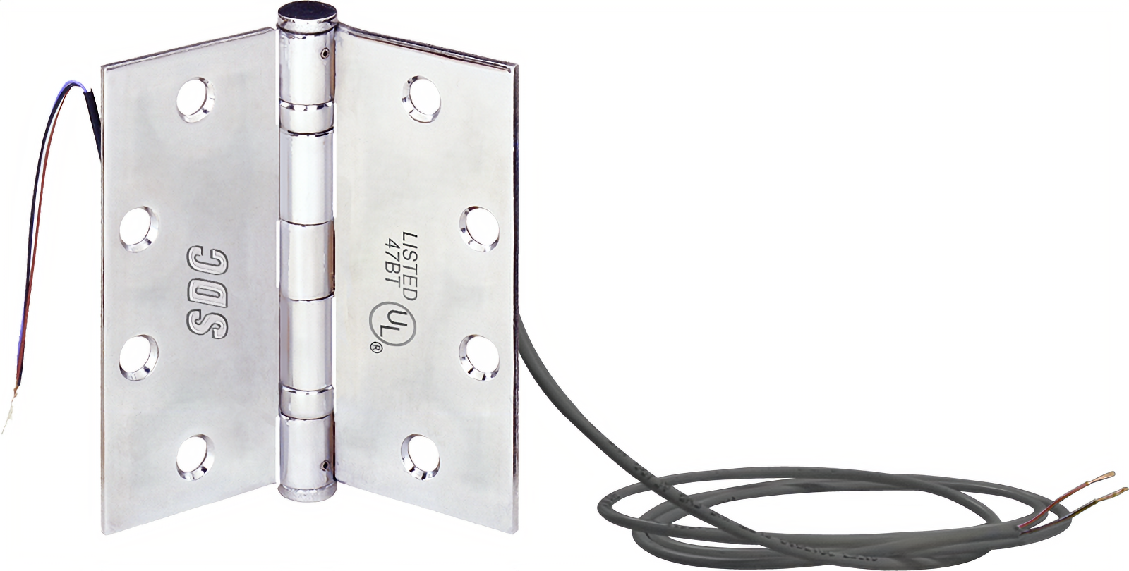Security Door Controls PTH-4Q Power Transfer Hinge, 4 Wire, 1 Amp, 4.5 ...