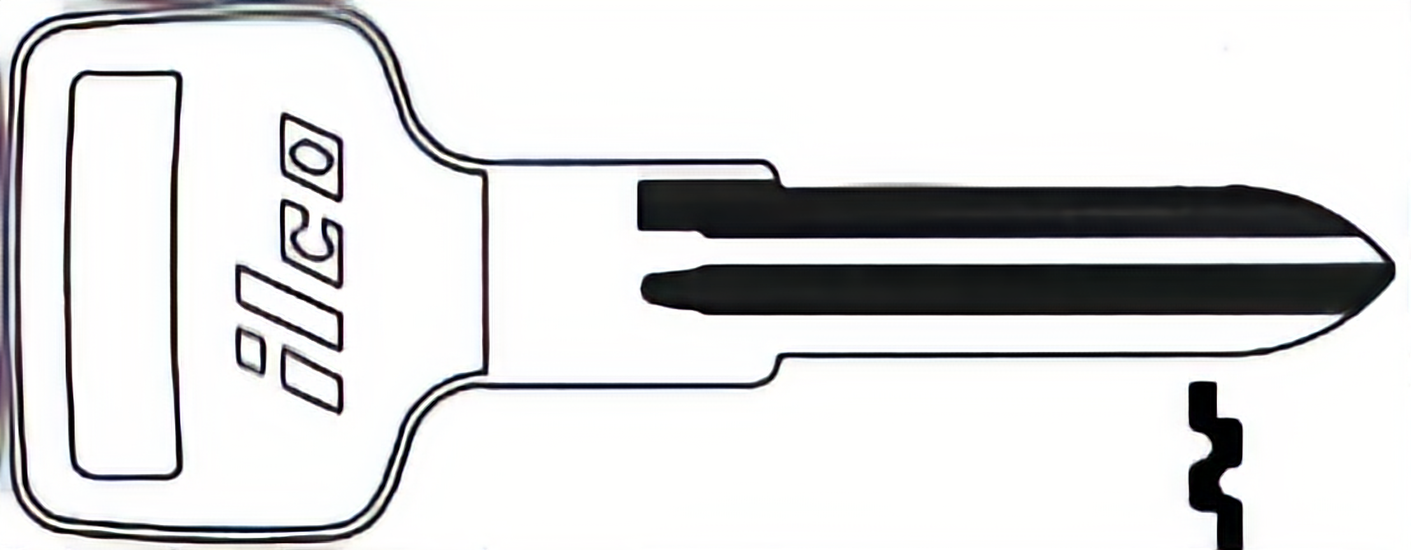 Dormakaba X29 Key Blank | thebuilderssupply.com