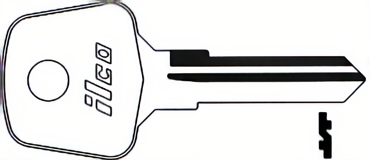 Dormakaba X55 Key Blank | thebuilderssupply.com