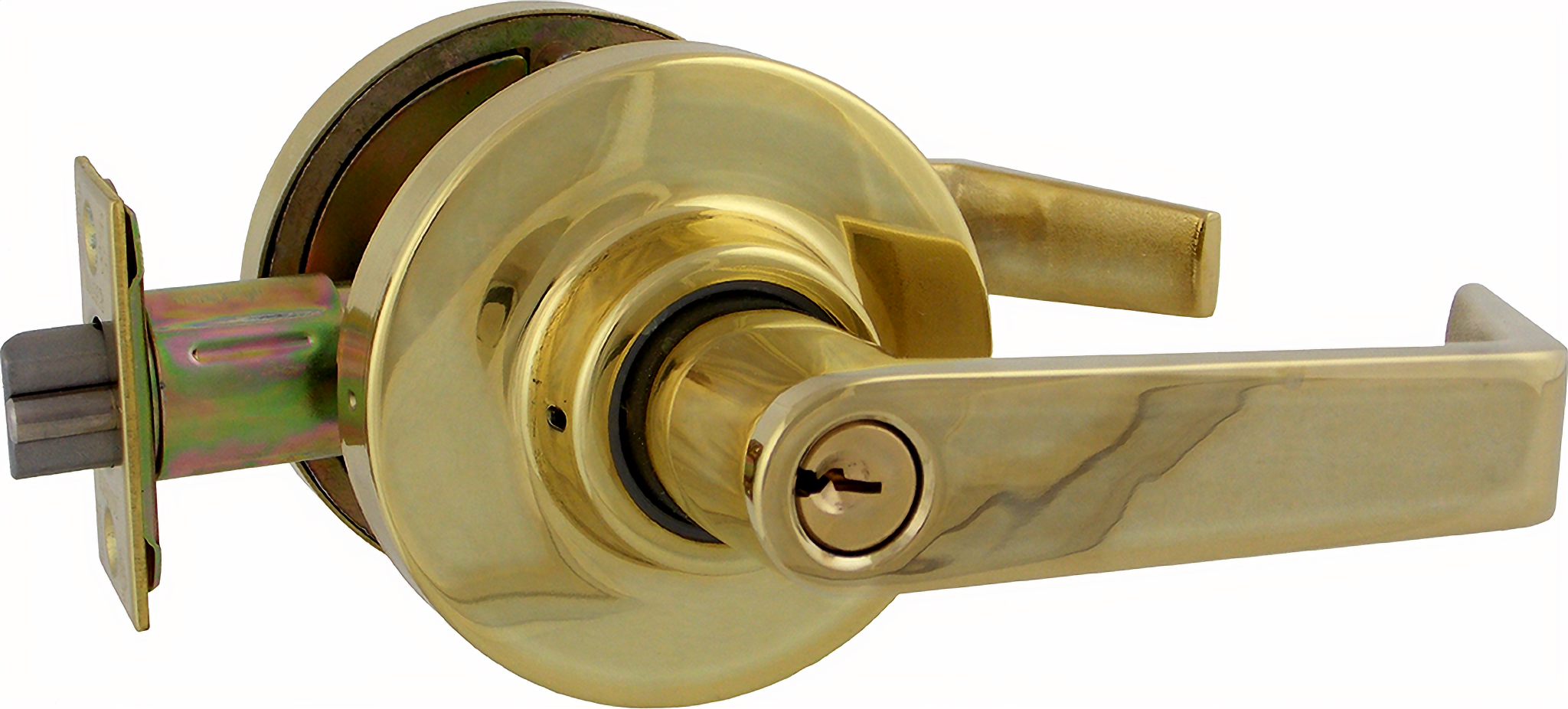 Marks Hardware 175AB3-3/8 Entry Clutched Lever Lockset, Marks C Keyway ...