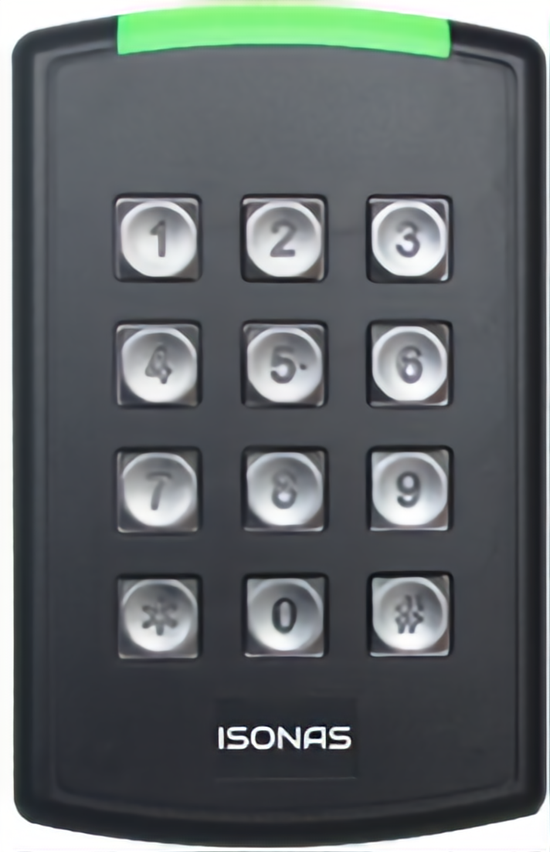 Isonas R-1-MCT-WK Pure IP Wiegand MCT Reader with Keypad, Wall Mount ...