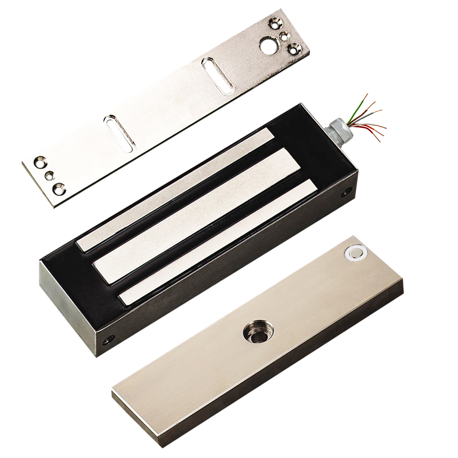 Dortronics 1000D-CF 1200lbs Single Mag Lock with Conduit, 10ft Leads ...