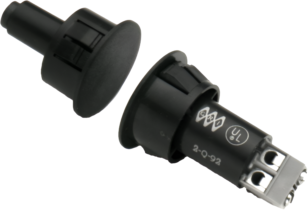 GRI 8080-T-BL 3/4in Recessed Magnetic Contact Switch Set, 1/2in Gap ...