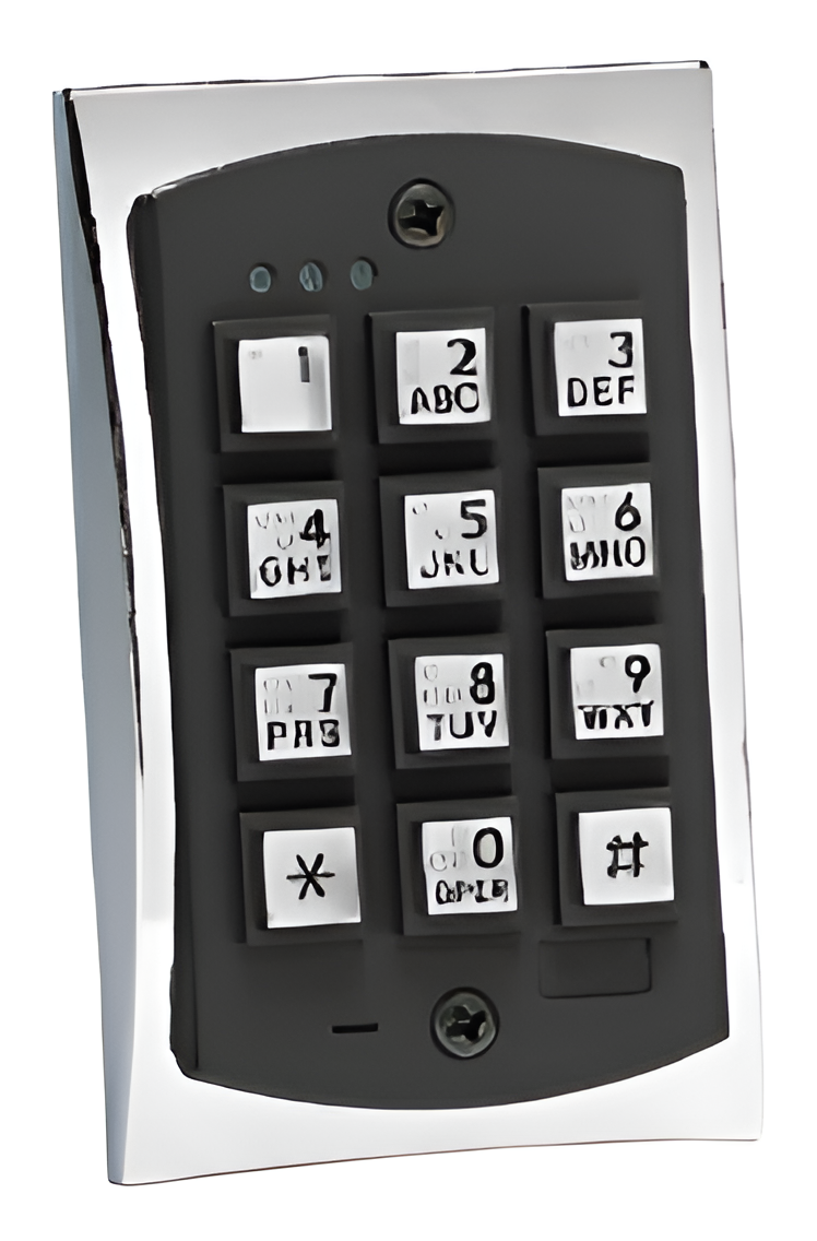 IEI 2000EM 500 User Indoor/outdoor Keypad, Single Gang, Flush Mount ...