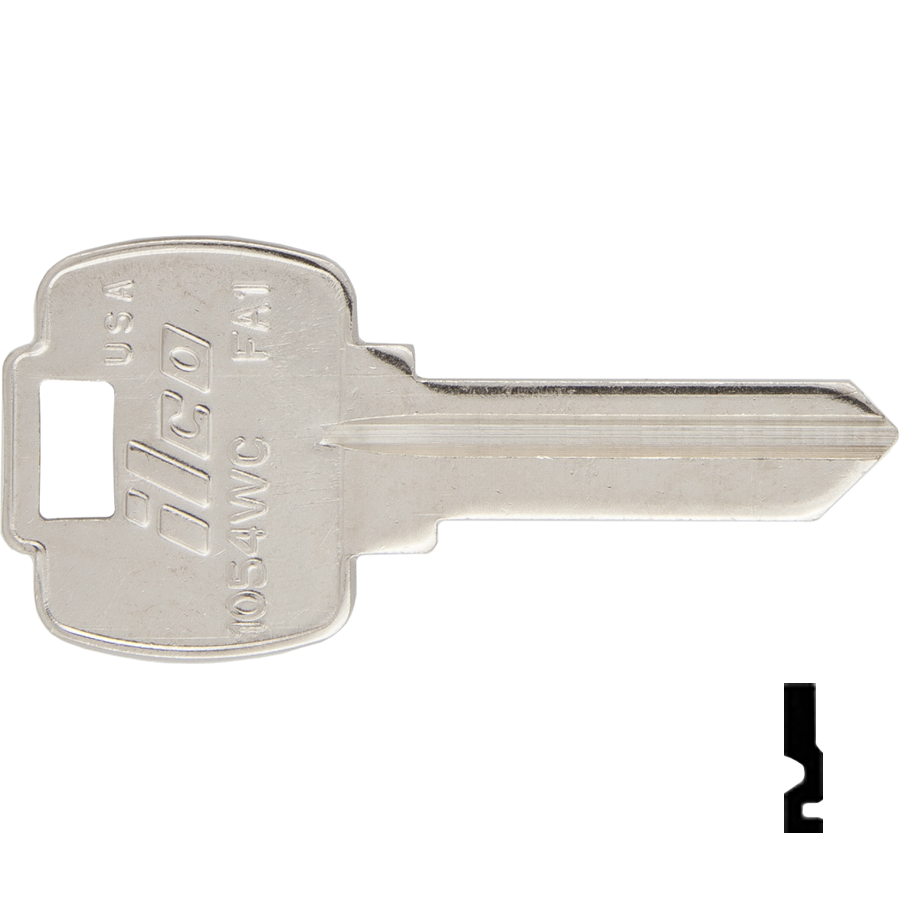 Dormakaba 1054WC Key Blank | thebuilderssupply.com