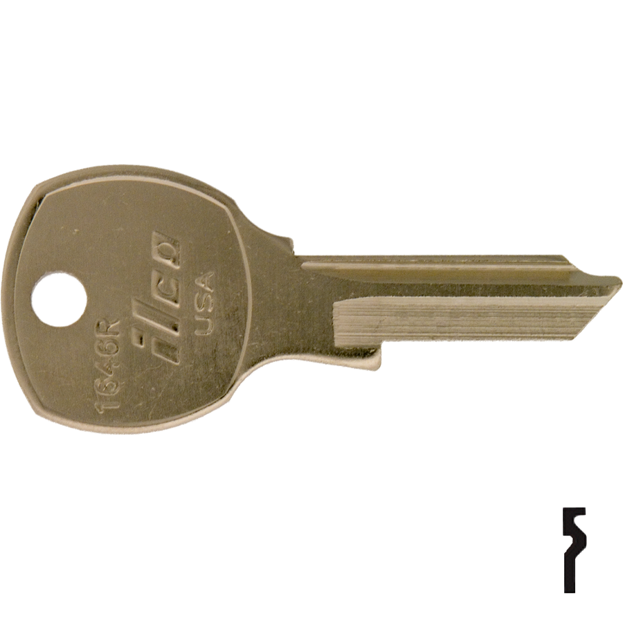 Dormakaba 1646R Key Blank | thebuilderssupply.com