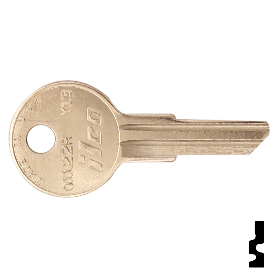 Dormakaba O1122R Key Blank | thebuilderssupply.com