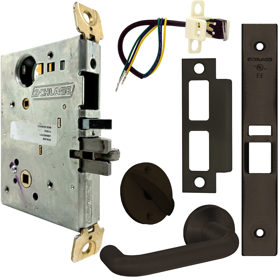 Schlage L9090EL-03A-613-RX KIT - 03A Electric Lock/Unlock Outside ...