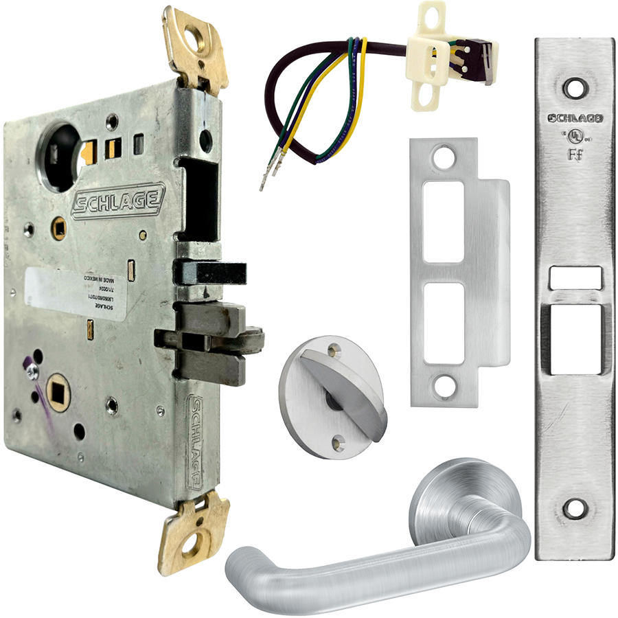 Schlage L9090EL-03A-626-RX KIT - 03A Electric Lock/Unlock Outside ...