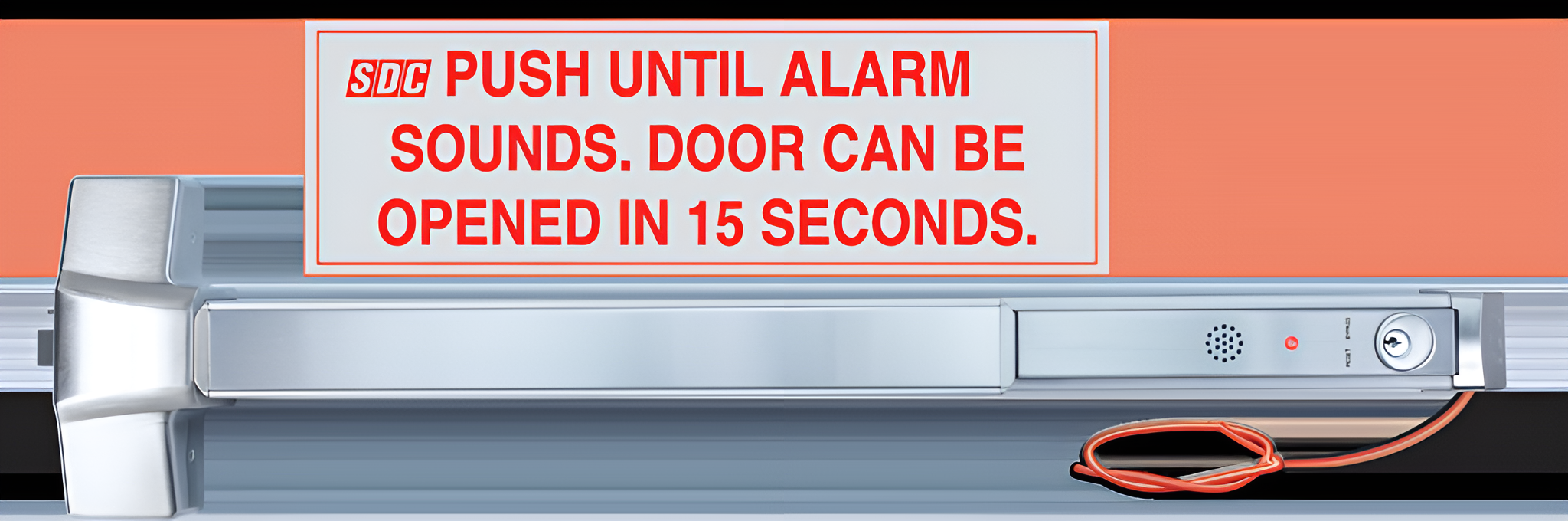 Security Door Controls S6101-F-U-42-101-ND Fire All in One Delayed Egress Rim Exit ...