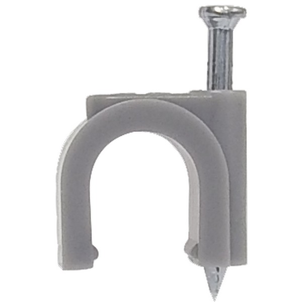 Morris 35040 Weather-Resistant Round Plastic Cable Clips for Insulation ...