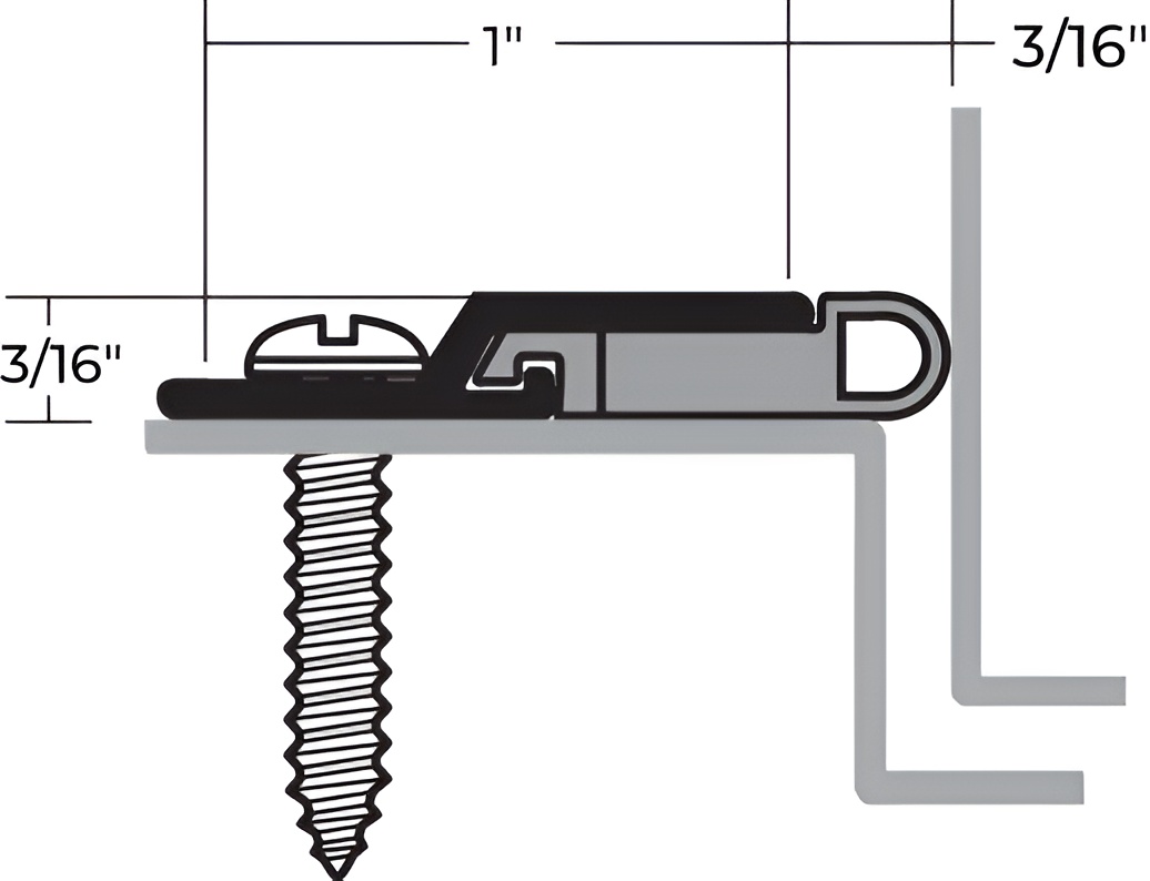 NGP 127NA 36" Anodized Aluminum Neoprene Seal | thebuilderssupply.com