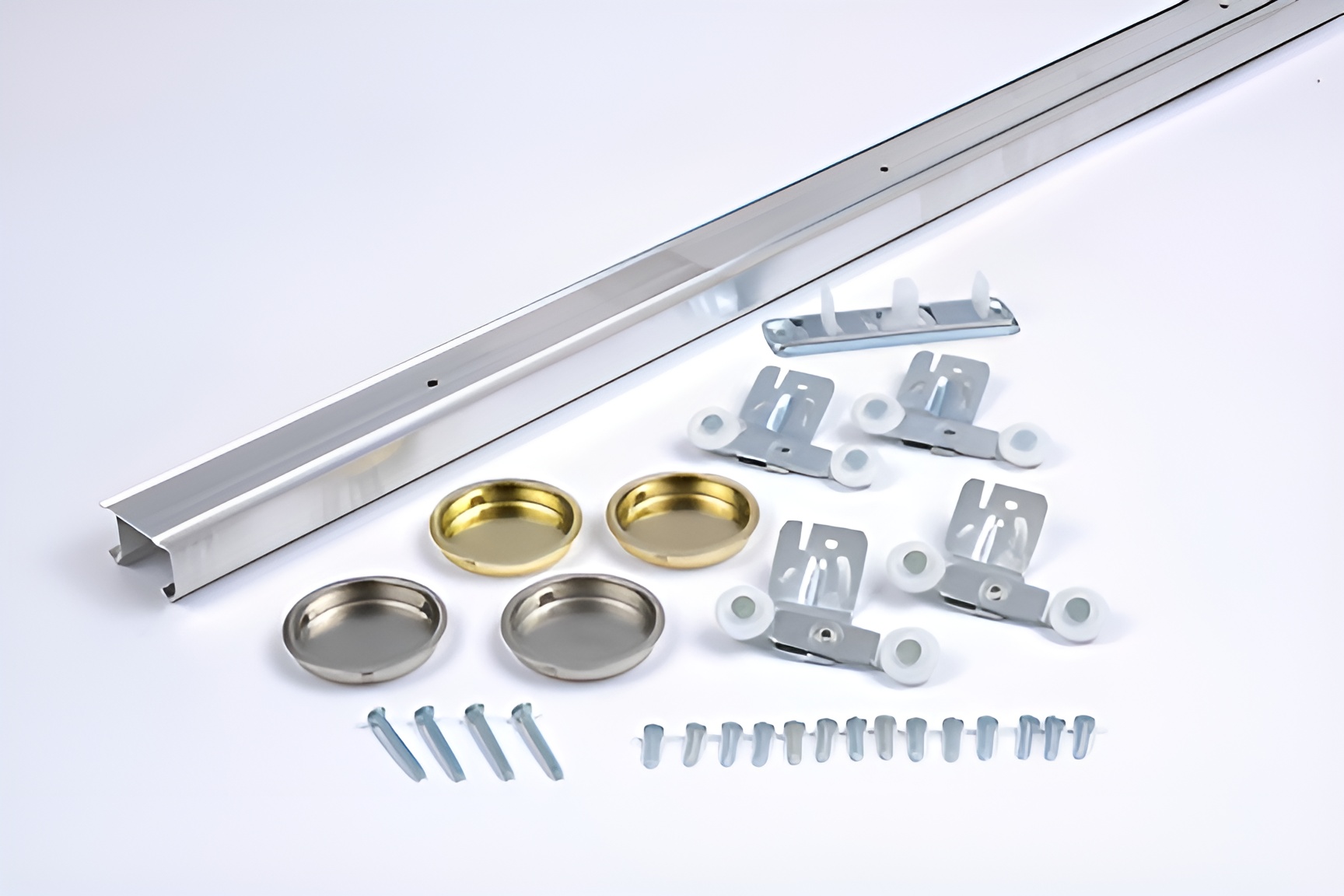 NGP SLAL-75-BP 72" Aluminum Side Mount By-Pass Track System ...