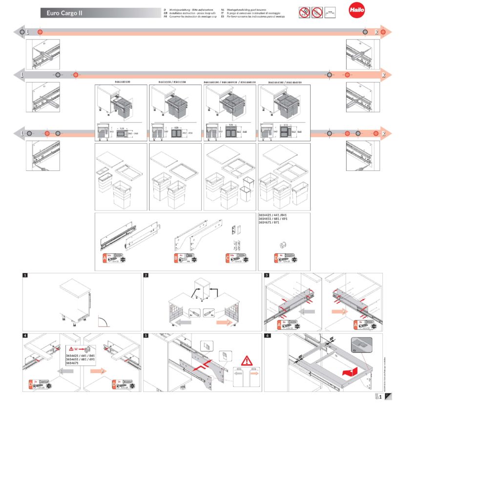 Richelieu 84614910 Euro-Cargo II Recycling Center | thebuilderssupply.com
