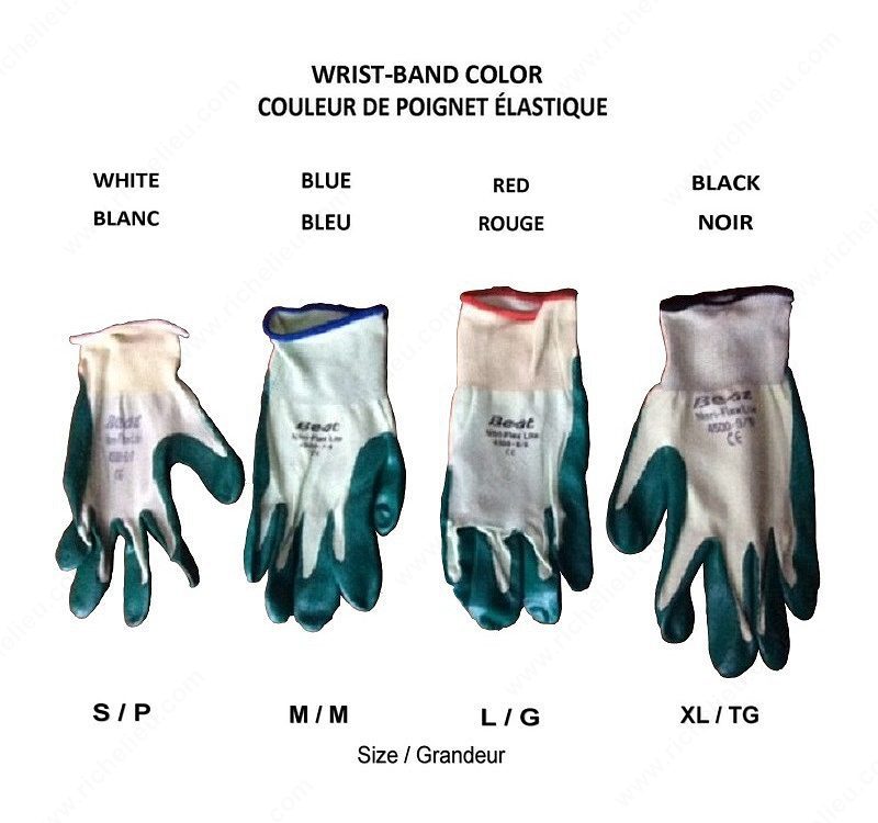 Richelieu D450010 Nitri-Flex Lite Gloves | thebuilderssupply.com