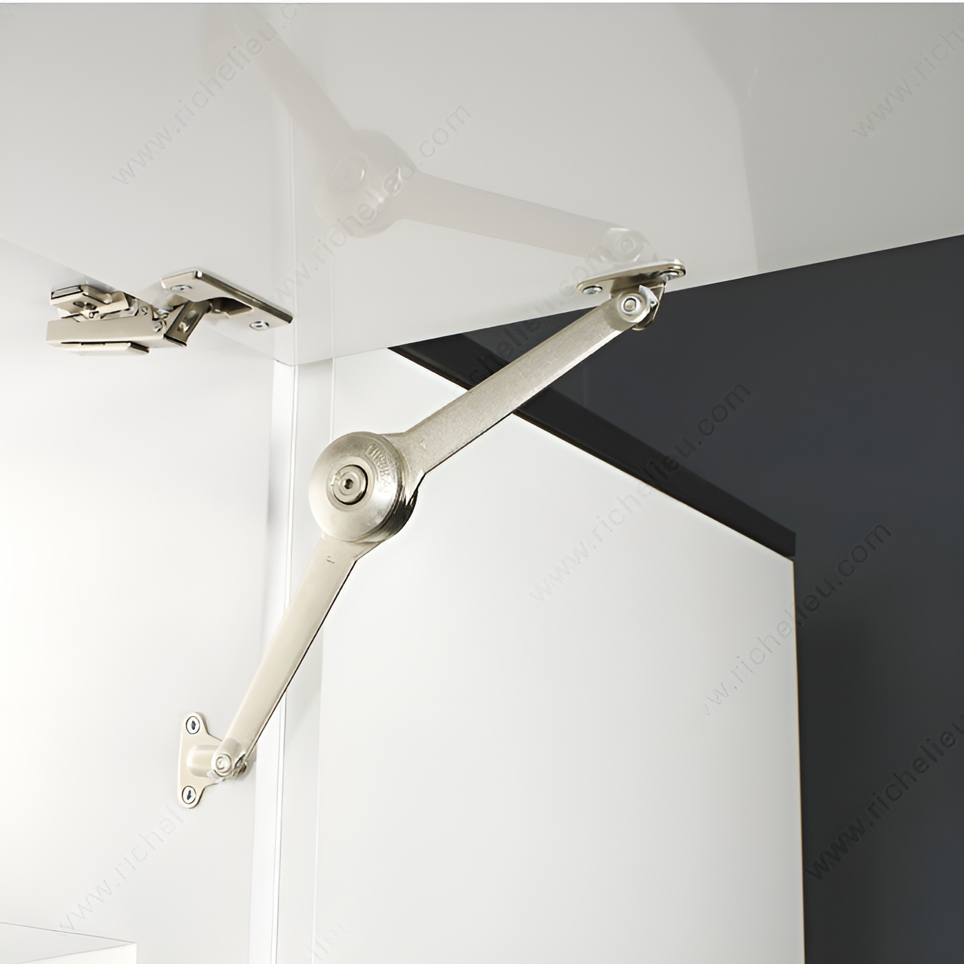 Richelieu 5010532G Duo Flap Stay Mechanism | thebuilderssupply.com