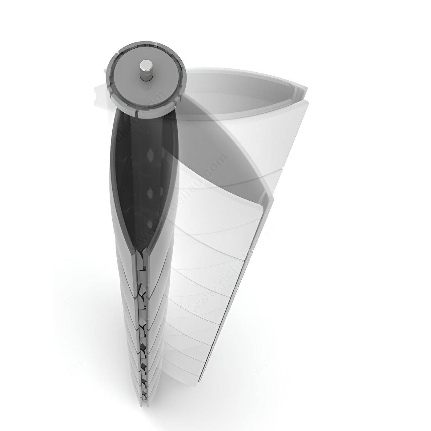 Richelieu 1672010 Under-Desk Vertical Cable Guide | thebuilderssupply.com