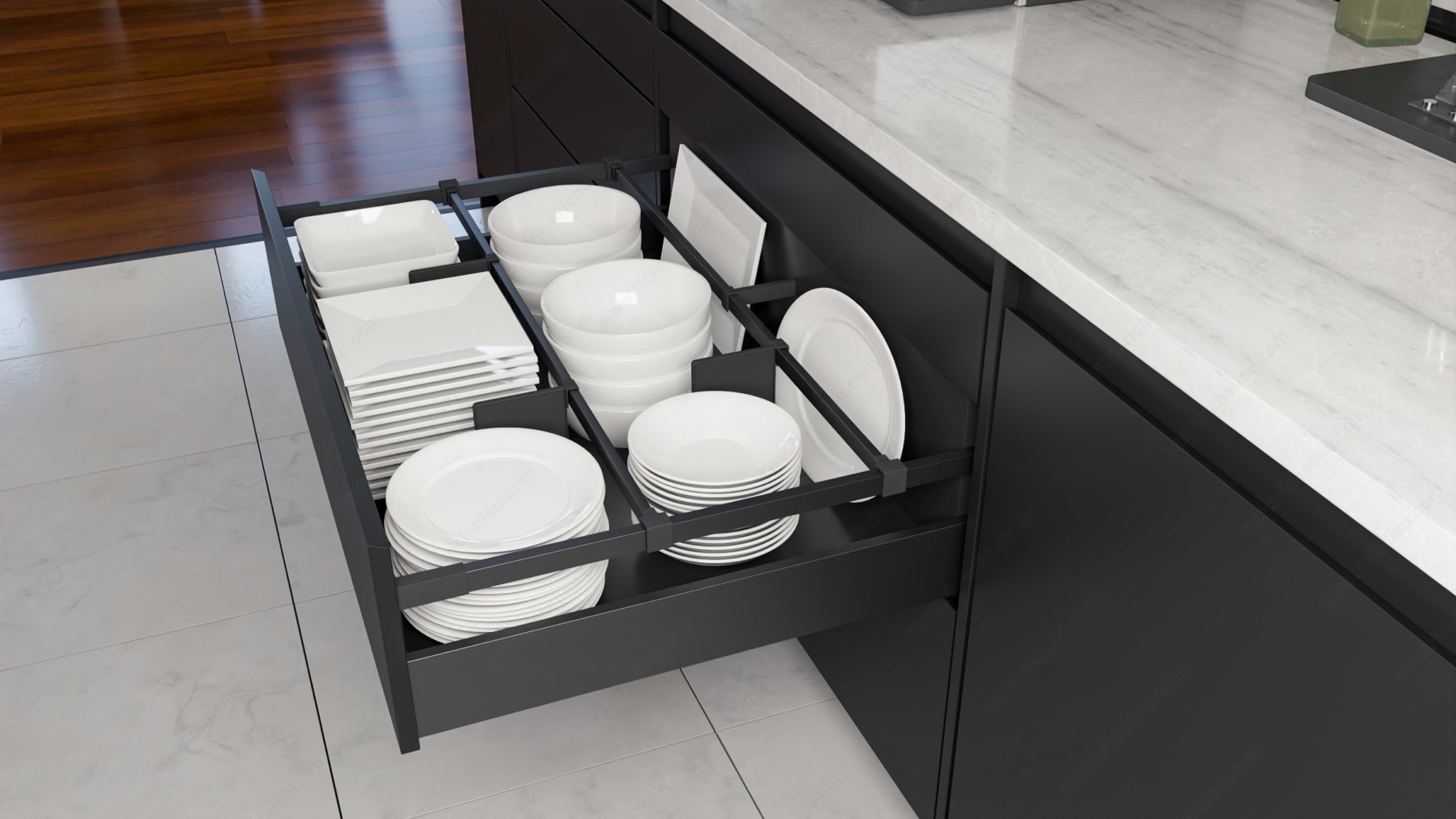 Richelieu 808RS900 ORGANIZ-R Square Partition Divider ...