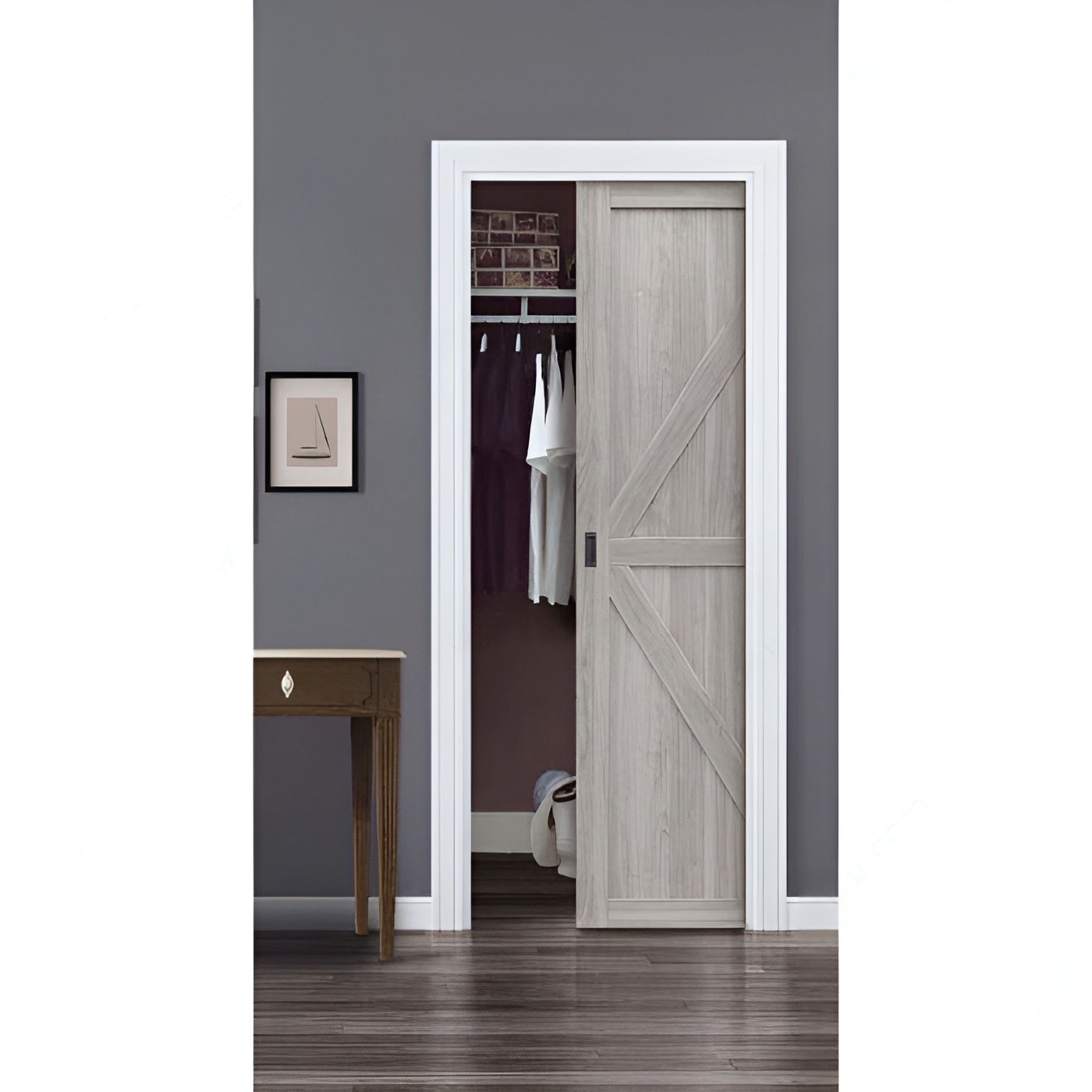 Richelieu 148SC40KB Soft-Close 4-Wheel Pocket Door Hanger Kit ...