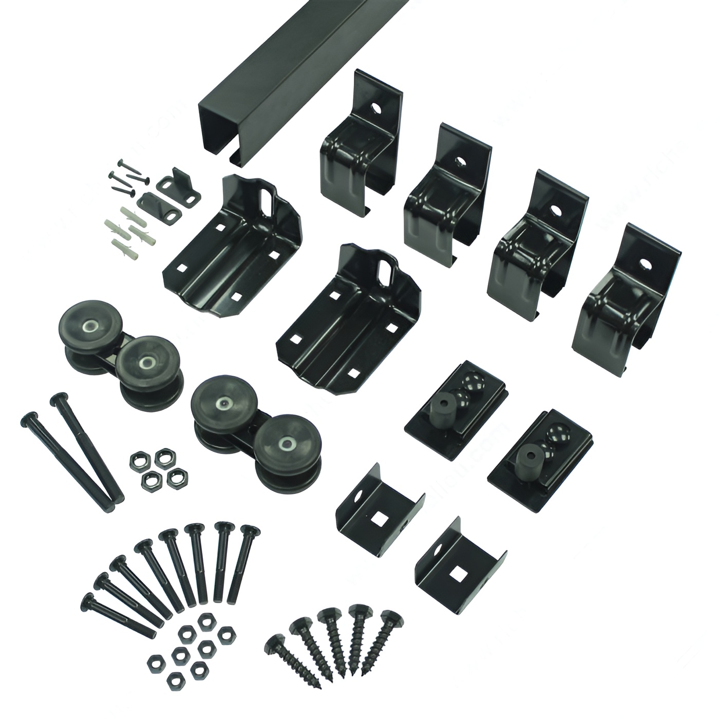 Richelieu 24661012BC Single Box Track Hardware Kit | thebuilderssupply.com