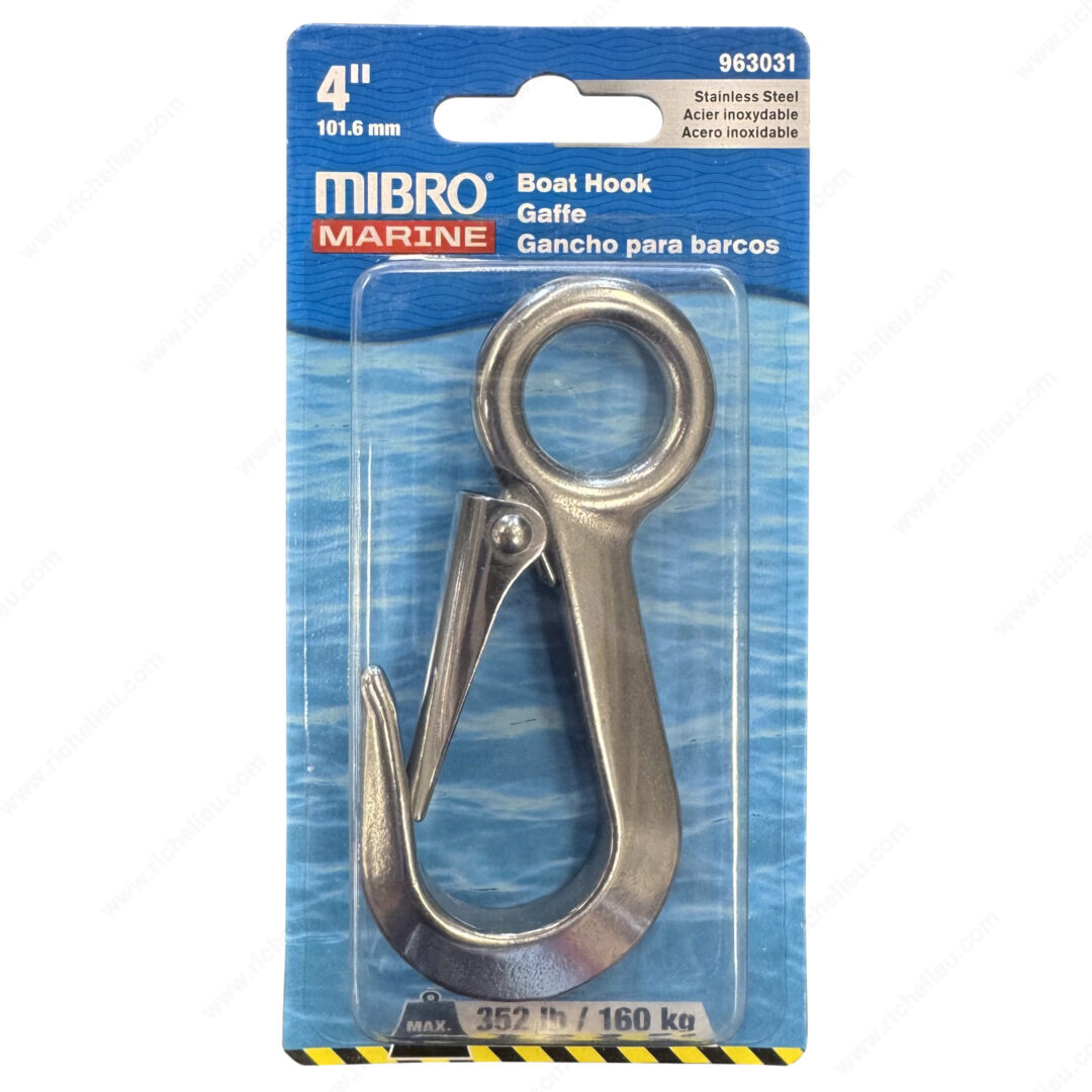 Richelieu 963031 Stainless Steel Boat Hook | thebuilderssupply.com