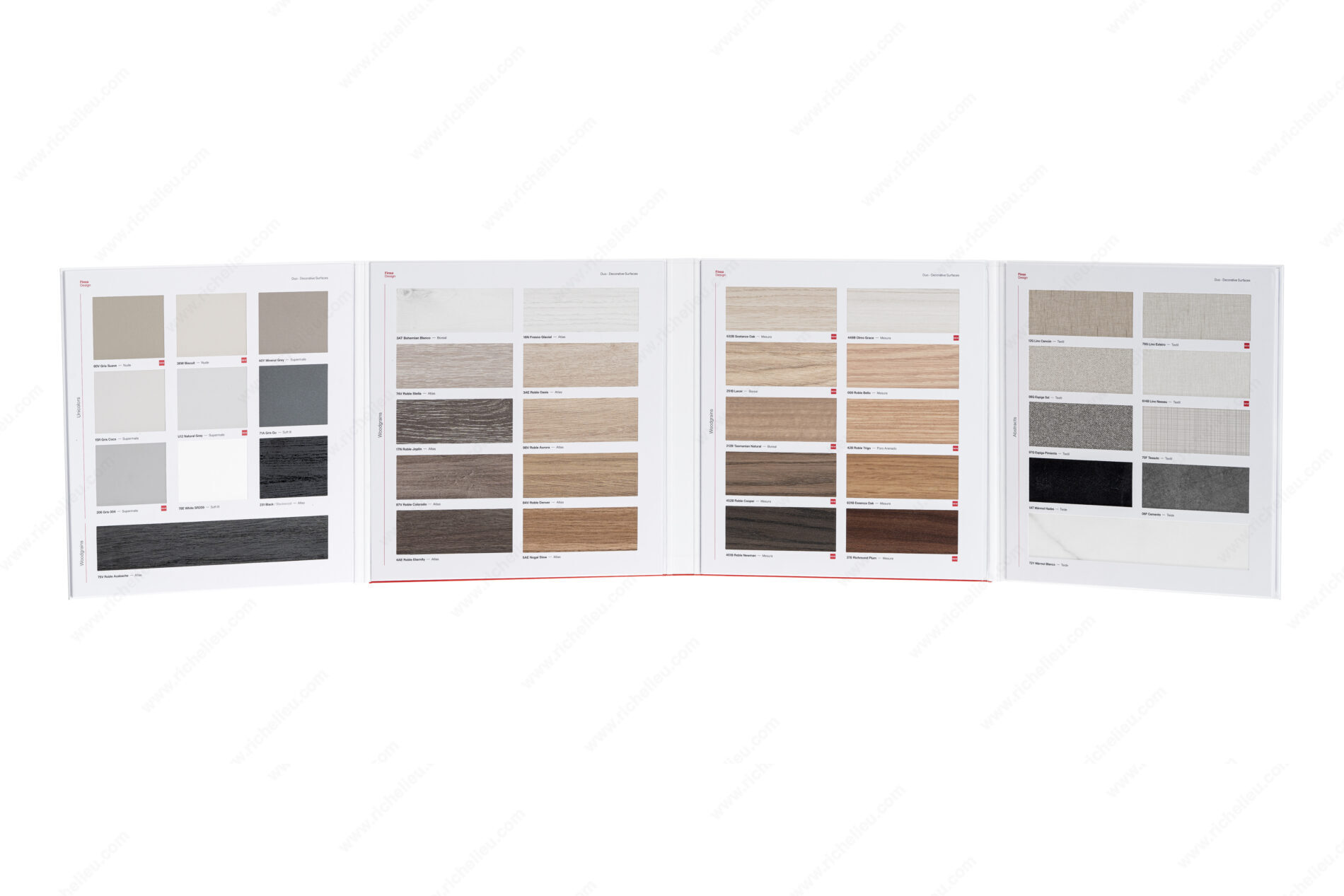 Richelieu FDSB2025 Finsa Duo Sample Kit | thebuilderssupply.com