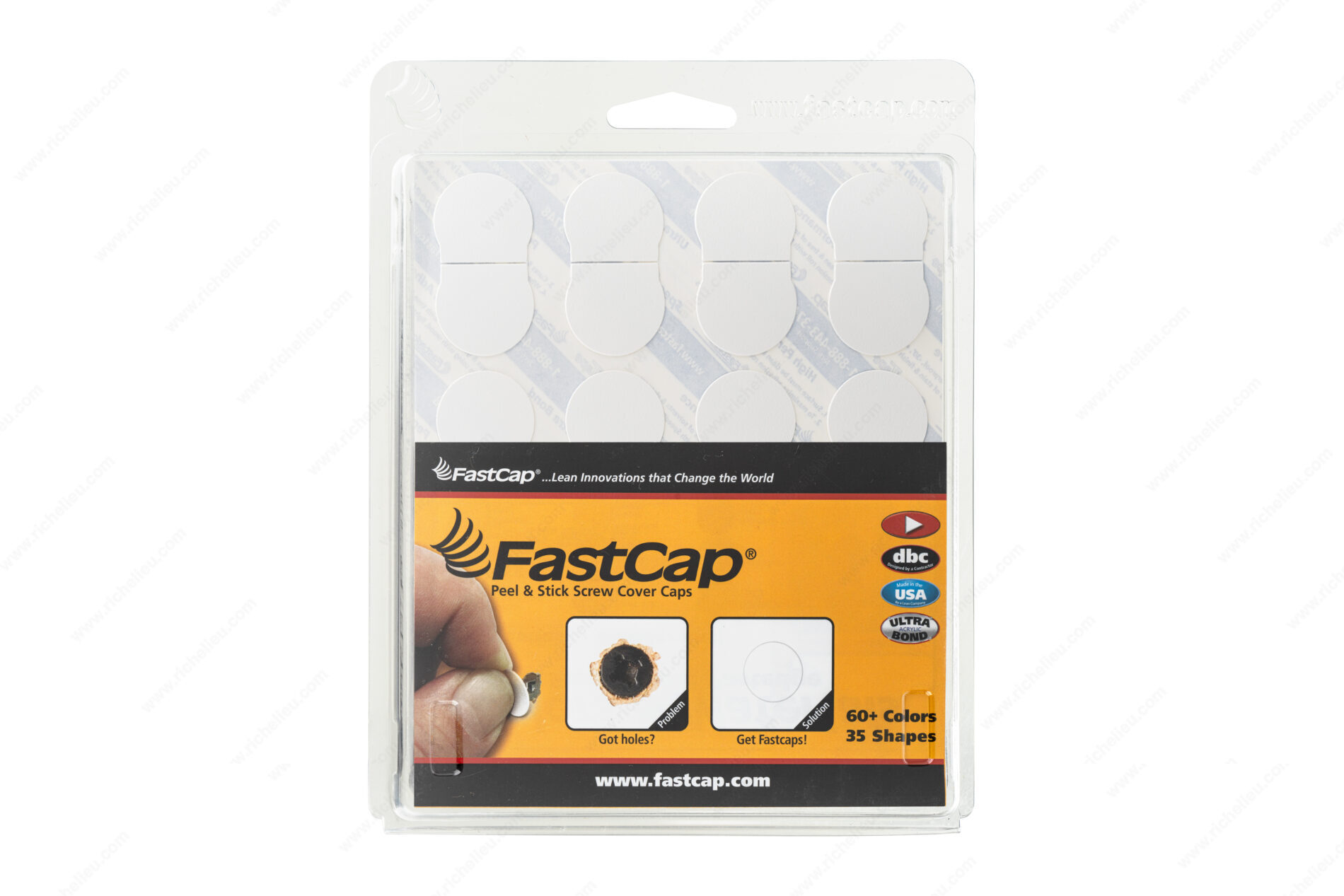 Richelieu BP916480WH Rafix 1 PVC Cover Cap | thebuilderssupply.com