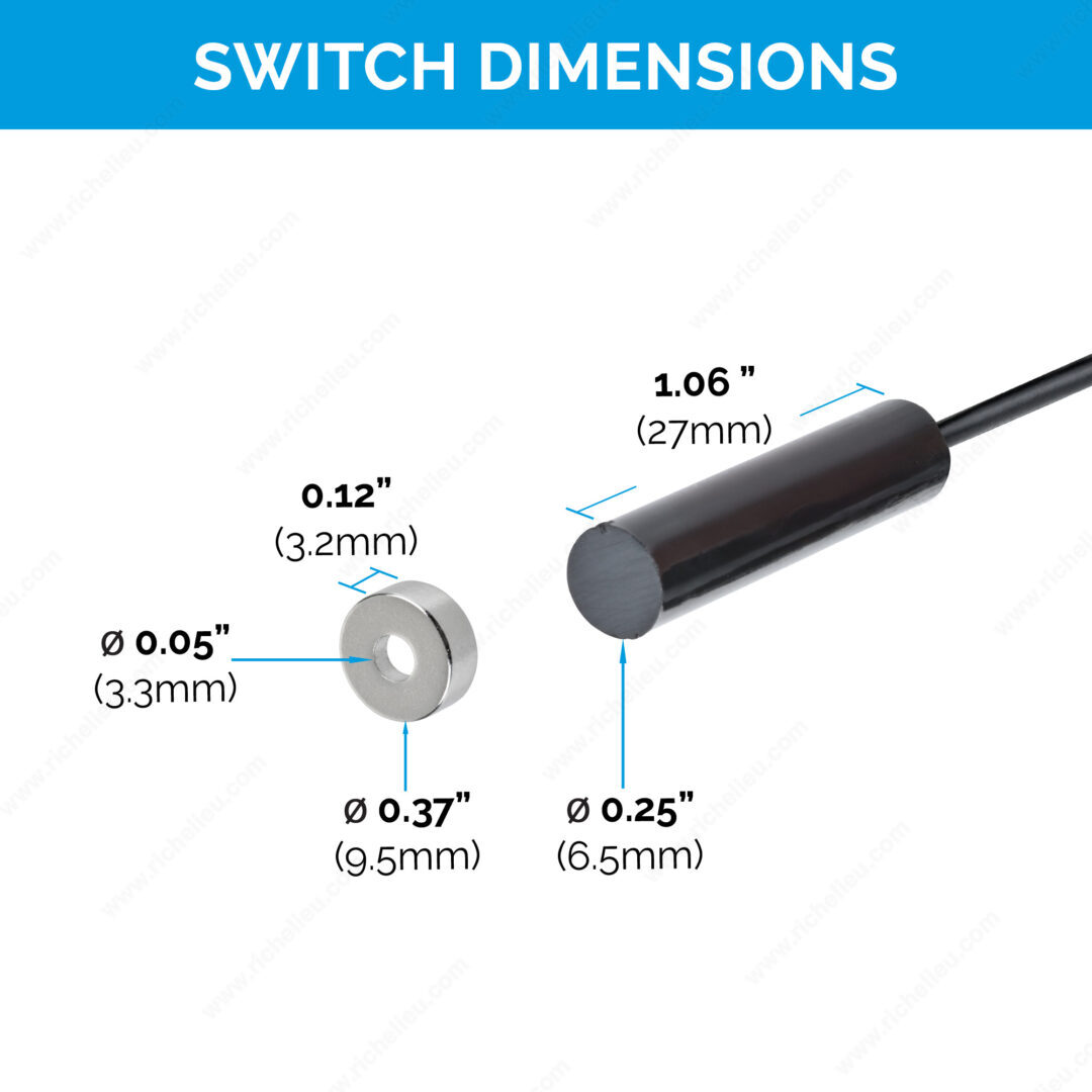 Richelieu WEBSO1250274 Docking Drawer Magnetic Safety Interlock ...
