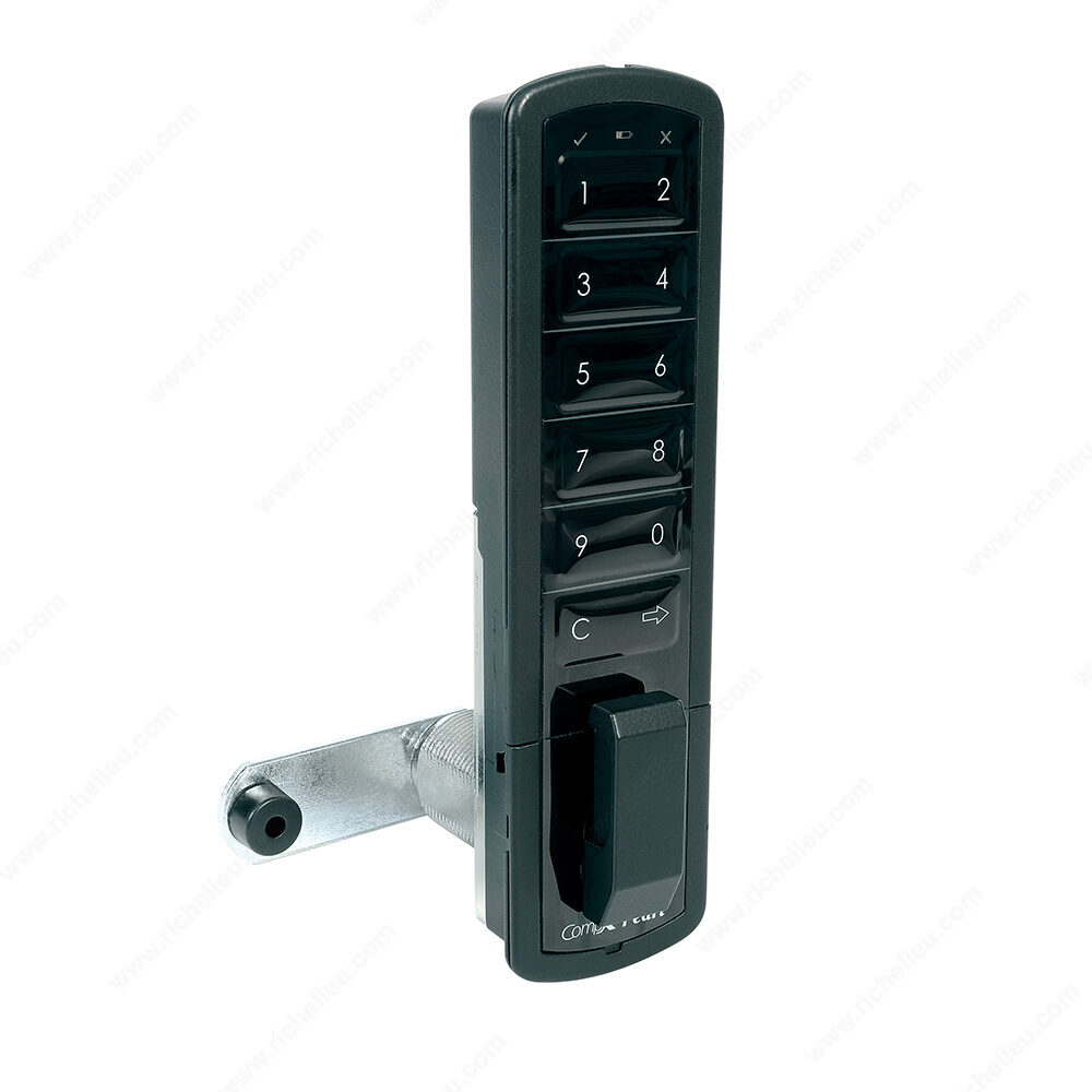 Richelieu WEBSO1249945 Pearl Electronic Push Button Lock ...