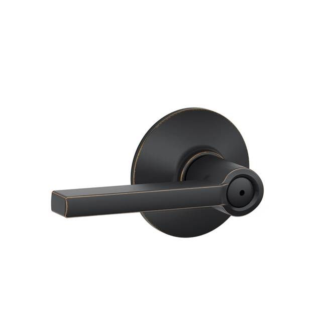 Schlage F40LAT716 Latitude Privacy Lever Lock, 16080 Latch, 10027 ...