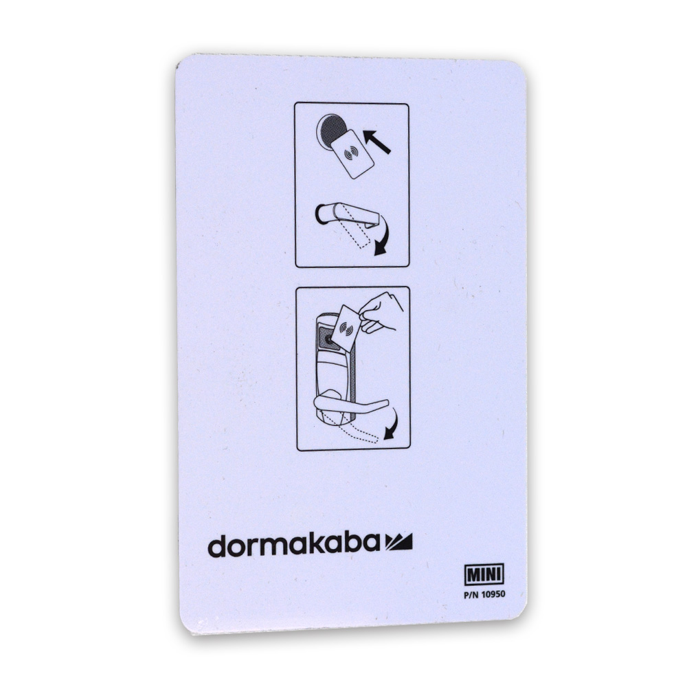Dormakaba KA1310 Kaba RFID MiFare Construction Security Card Guide ...